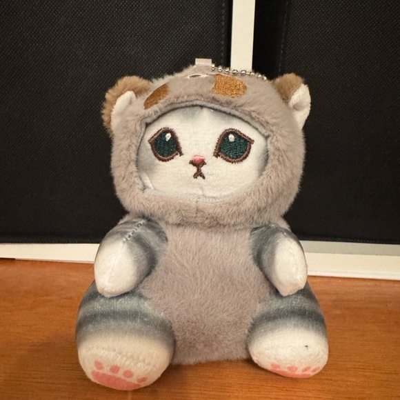 Mofusandcats | Toys | Mofusand Cat Racoon Plush Keychain | Poshmark